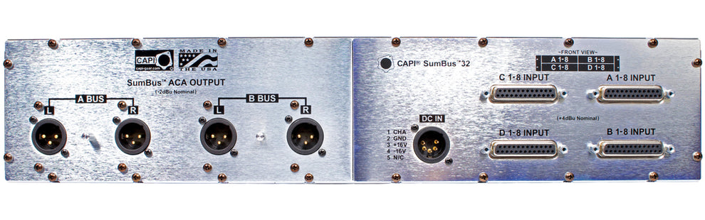 CAPI SumBus Summing Mixer – ResistanceAudio